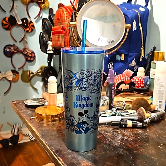 Disney | Dining | Magic Kingdom Metallic Starbucks Cup | Poshmark